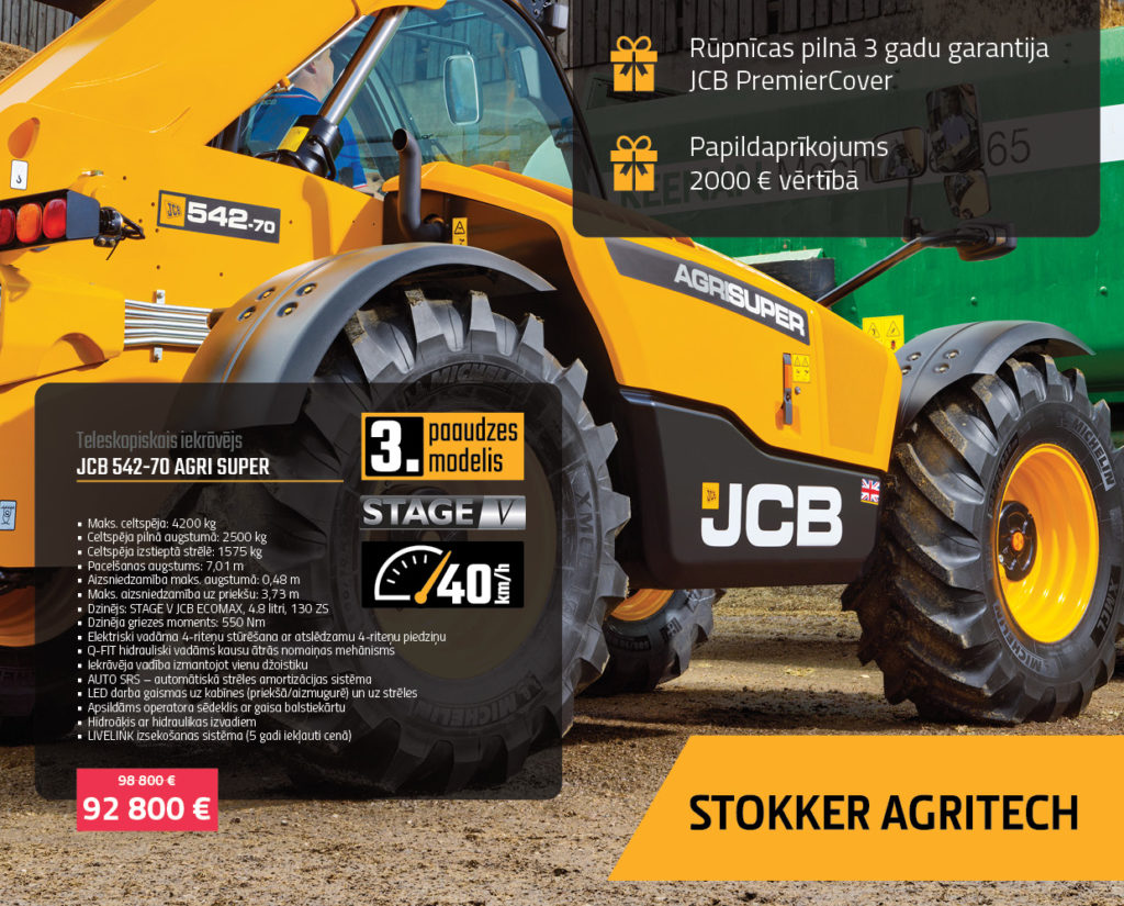 Pacel ražu jaunā līmenī - JCB teleskopisko iekrāvēju piedāvājums ...